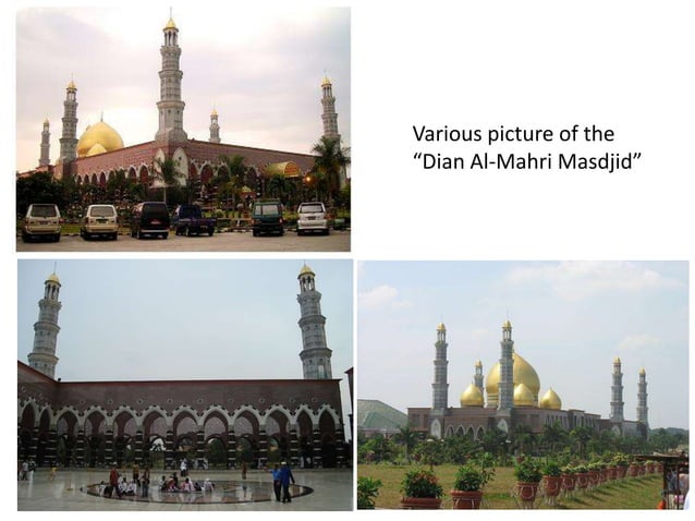 Indonesia Golden Mosque Dian Al Mahri | PPTX
