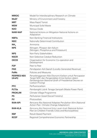 INDONESIA Long-Term Strategy for Low Carbon and Climate Resilience 2050 ...