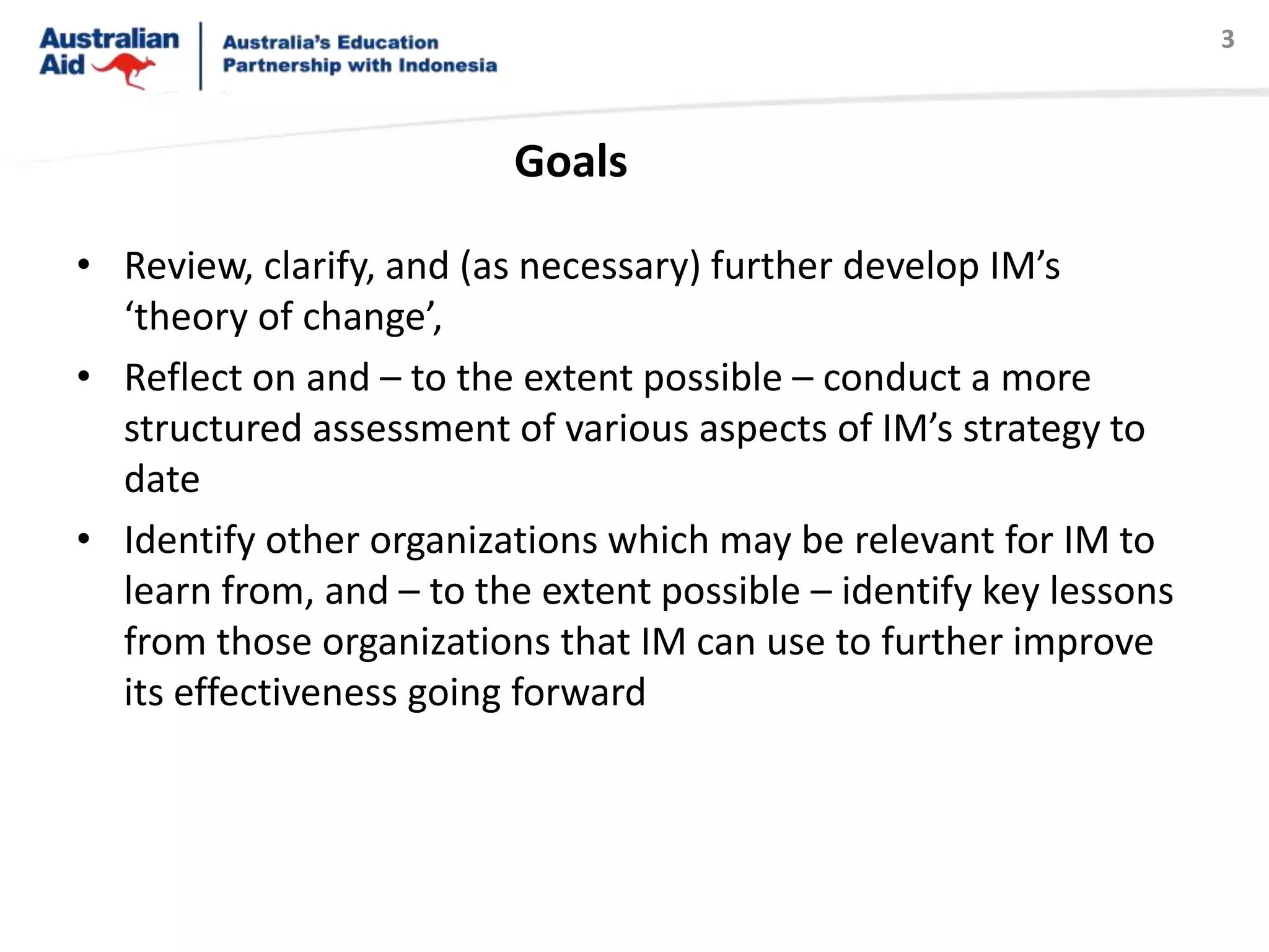 Aide Memoire Indonesia Mengajar Performance Reflection Pptx