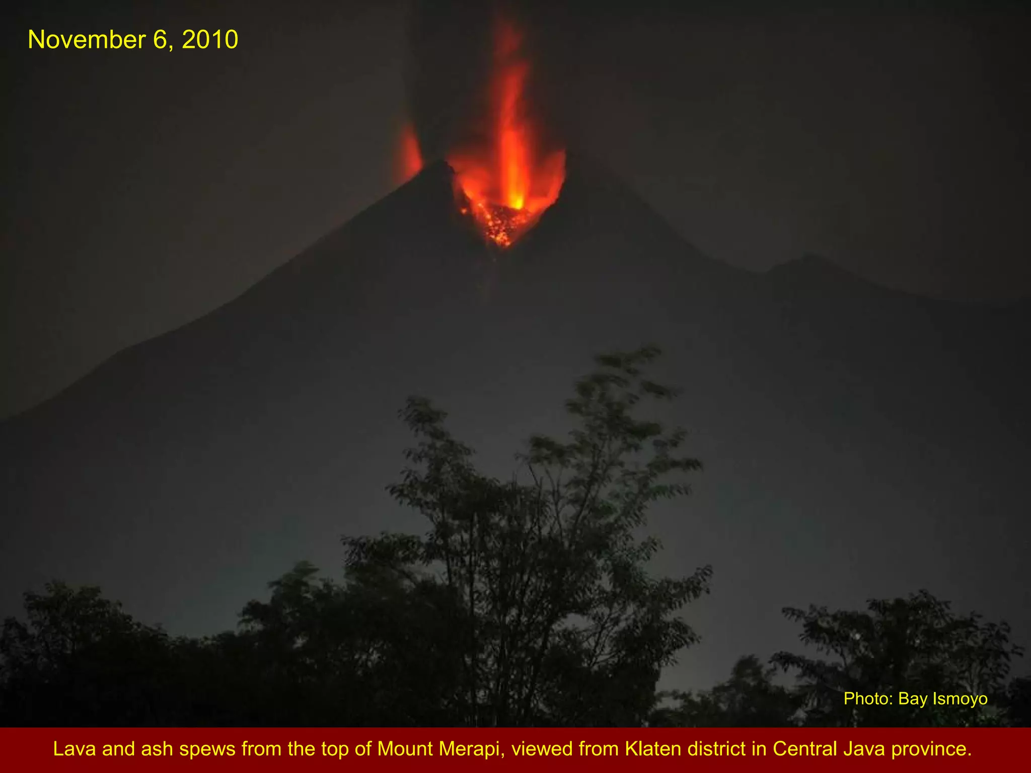 Indonesia - Mt. Merapi's Eruptions - 2010 | PPS
