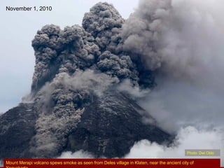 Indonesia - Mt. Merapi's Eruptions - 2010 | PPS