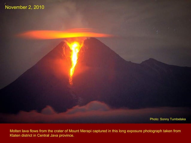 Indonesia - Mt. Merapi's Eruptions - 2010 | PPS | Geology | Science