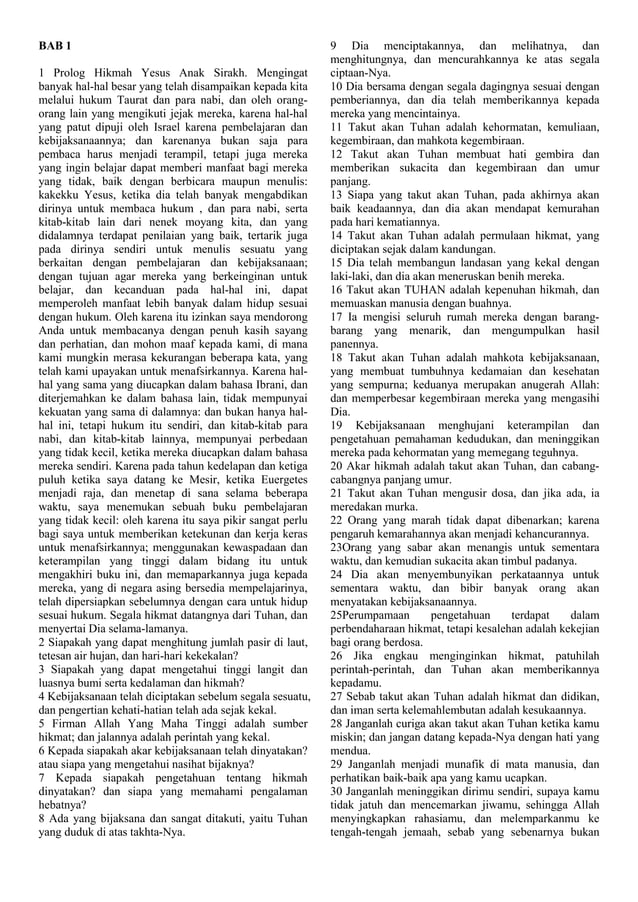 Indonesian - Ecclesiasticus.pdf