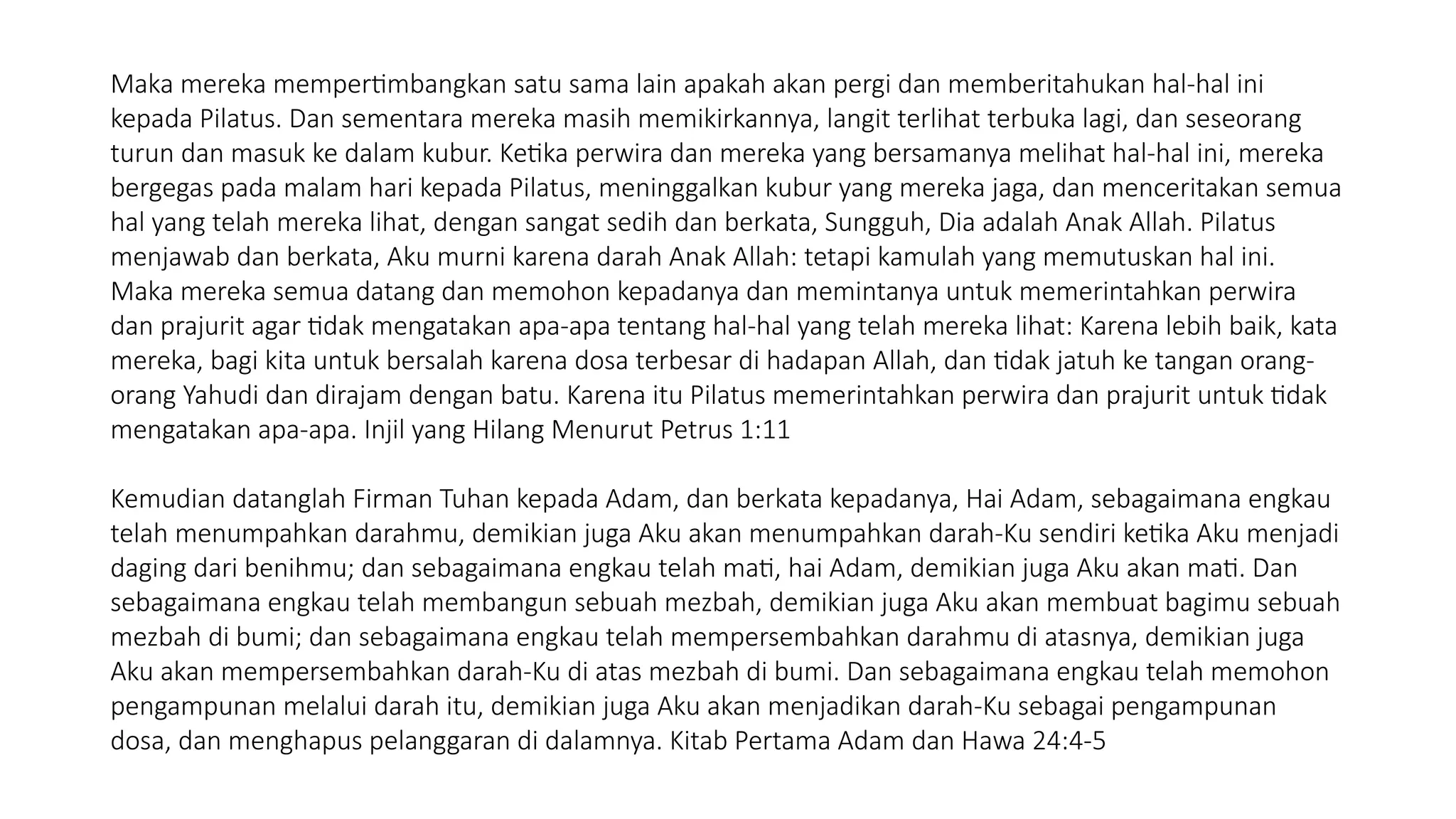 Indonesian - The Precious Blood of Jesus Christ - Darah Yesus Kristus ...