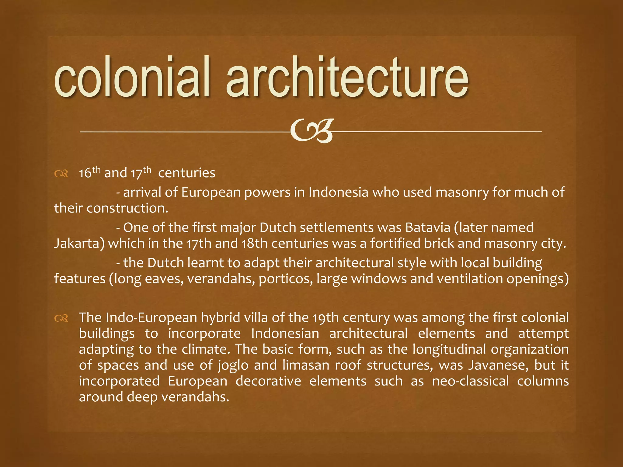 Indonesian architecture | PPTX