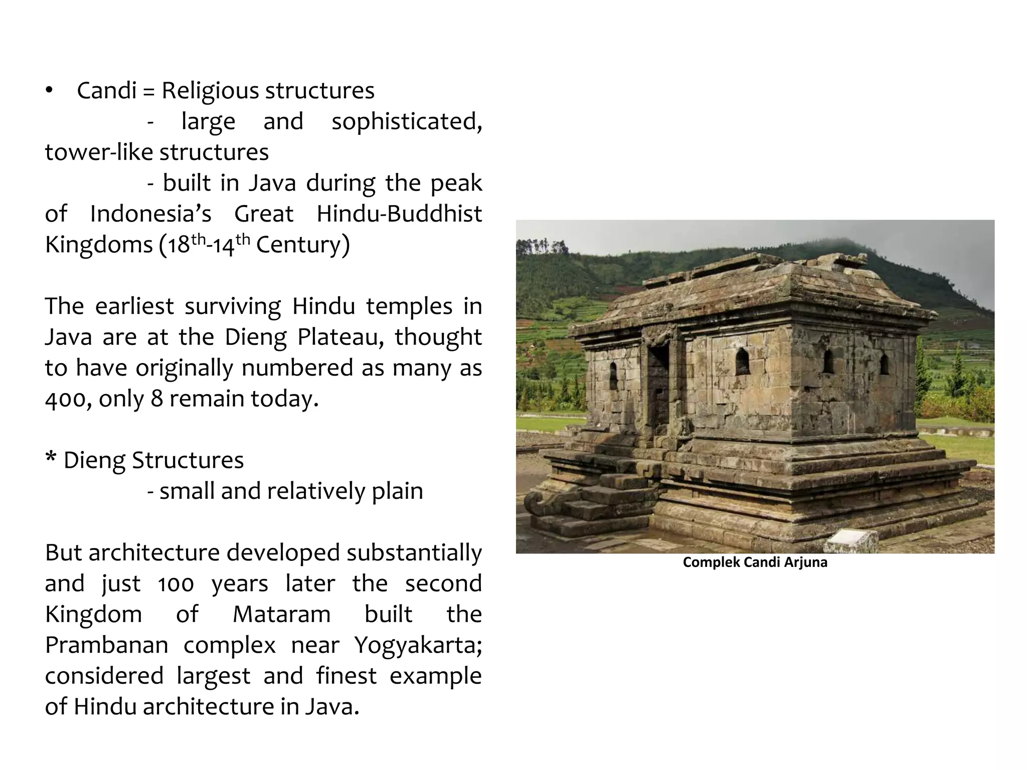 HISTORY: Indonesian Architecture 1.0 | PPTX