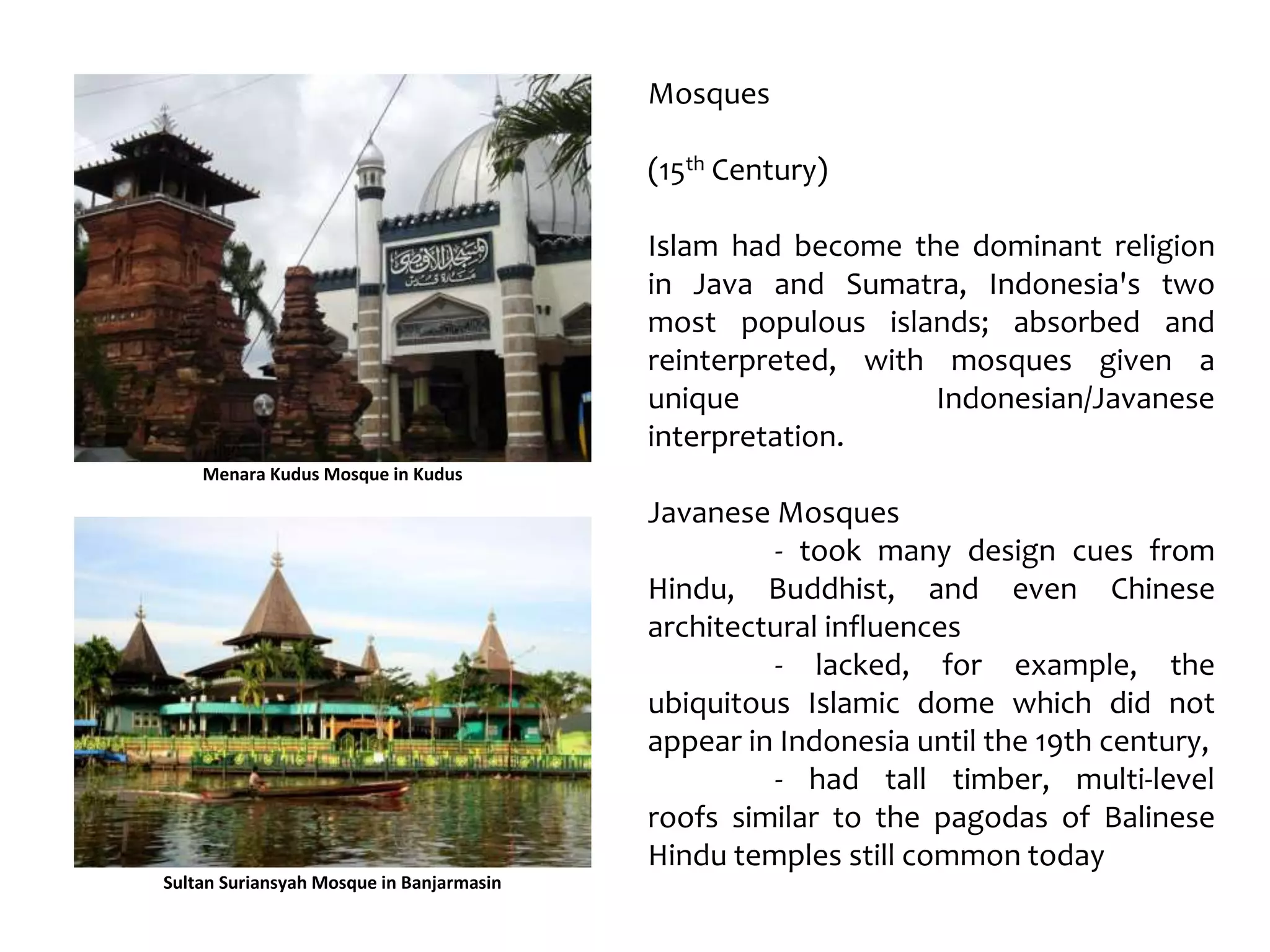 HISTORY: Indonesian Architecture 1.0 | PPTX