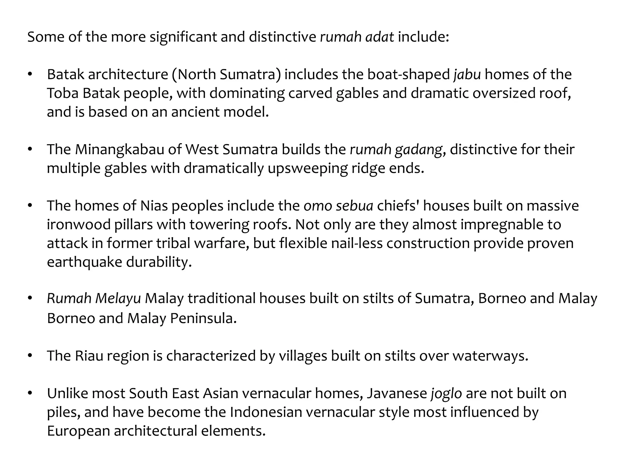 HISTORY: Indonesian Architecture 1.0 | PPTX