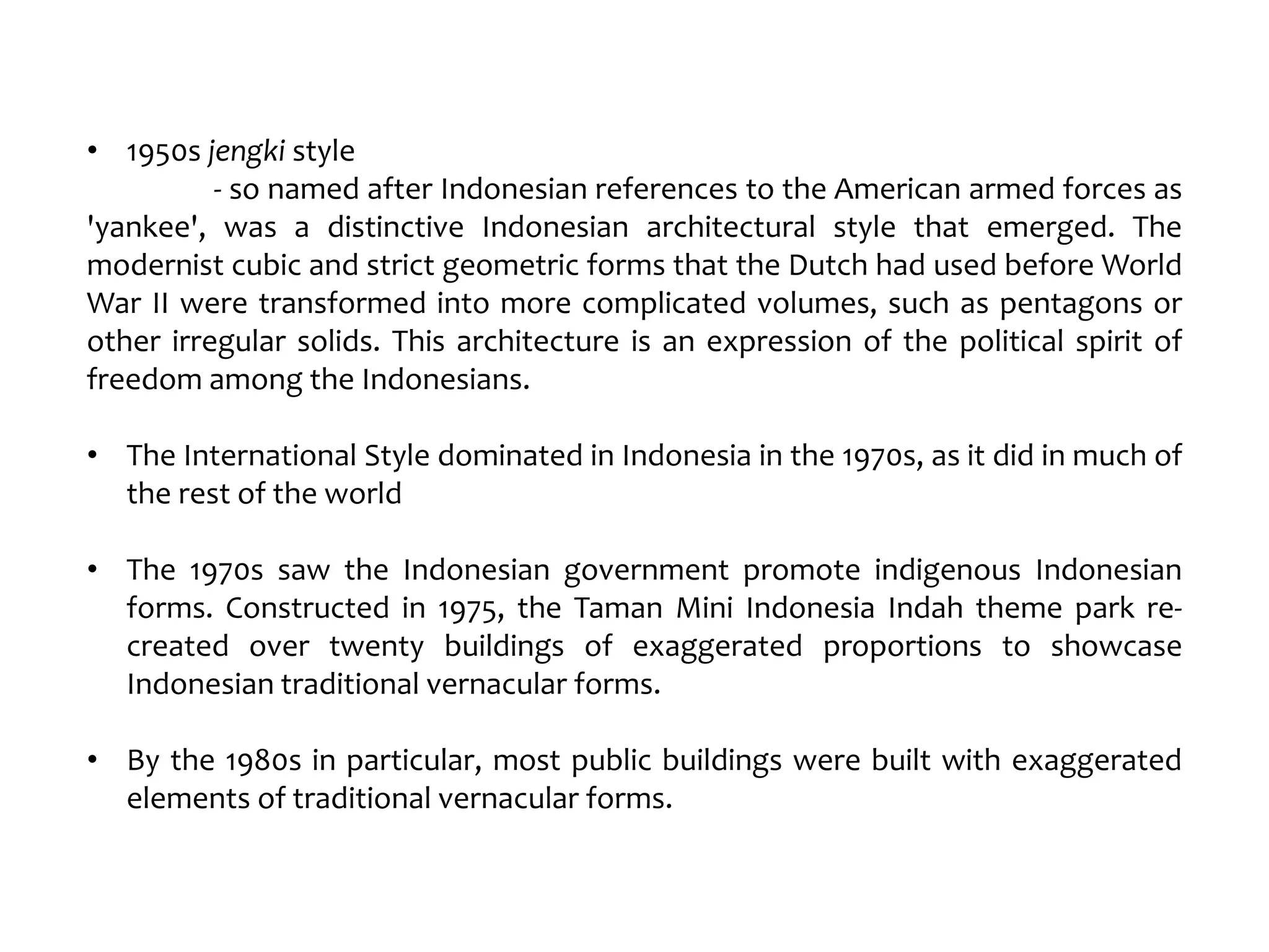 HISTORY: Indonesian Architecture 1.0 | PPTX
