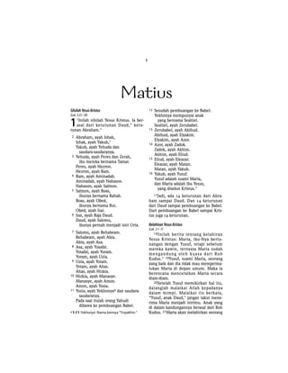 Indonesian bible 90)_new_testament | PDF