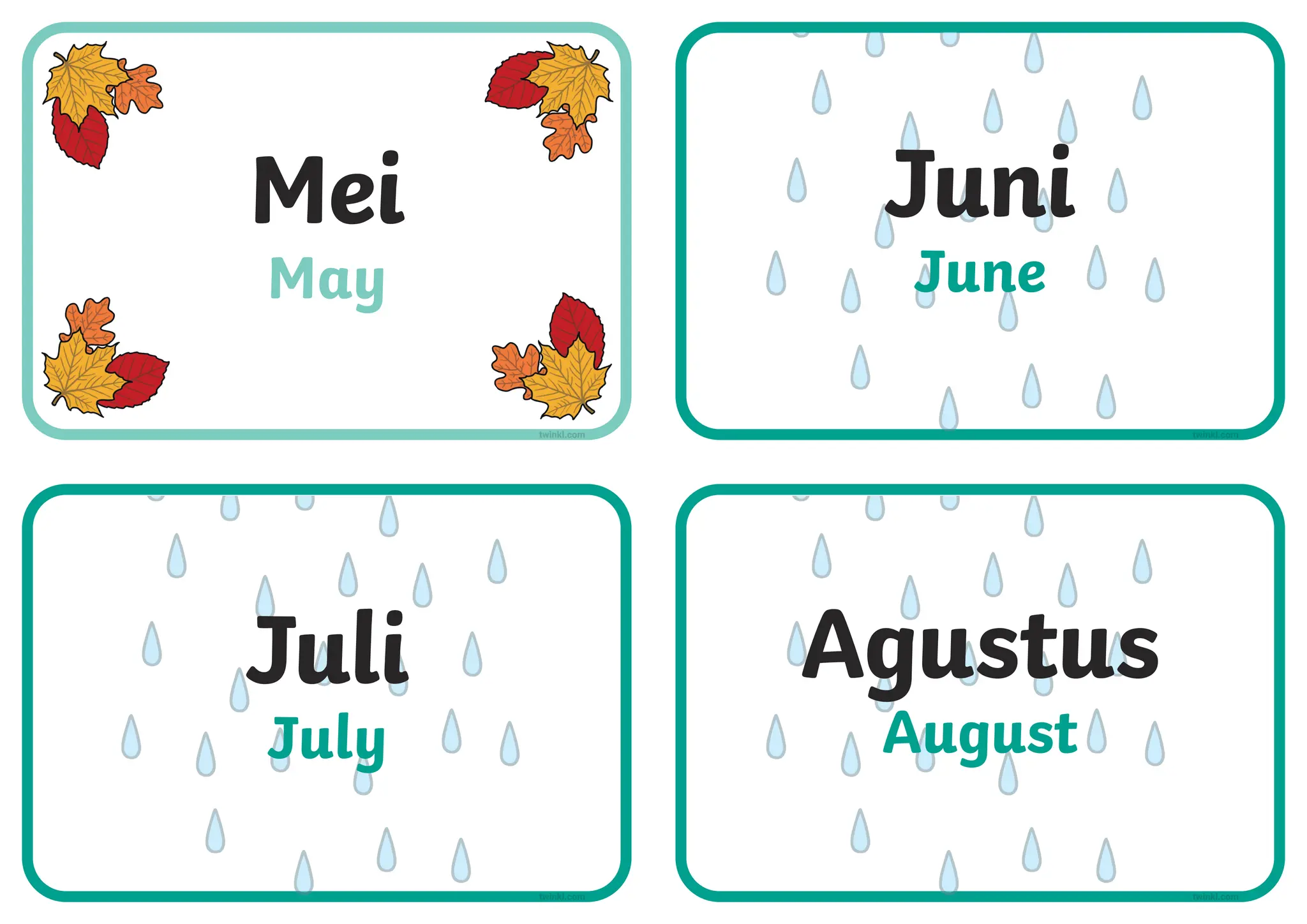 Month of the Year (Indonesian and English).pdf