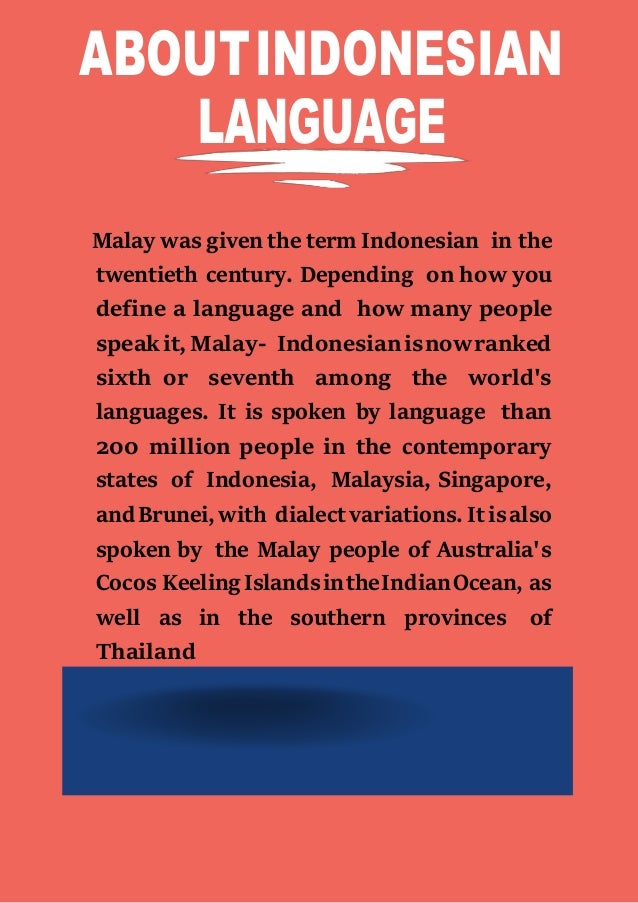 Indonesian language program | DOCX