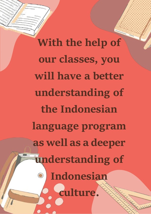 Indonesian language program | PDF