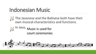 Indonesian music | PPTX