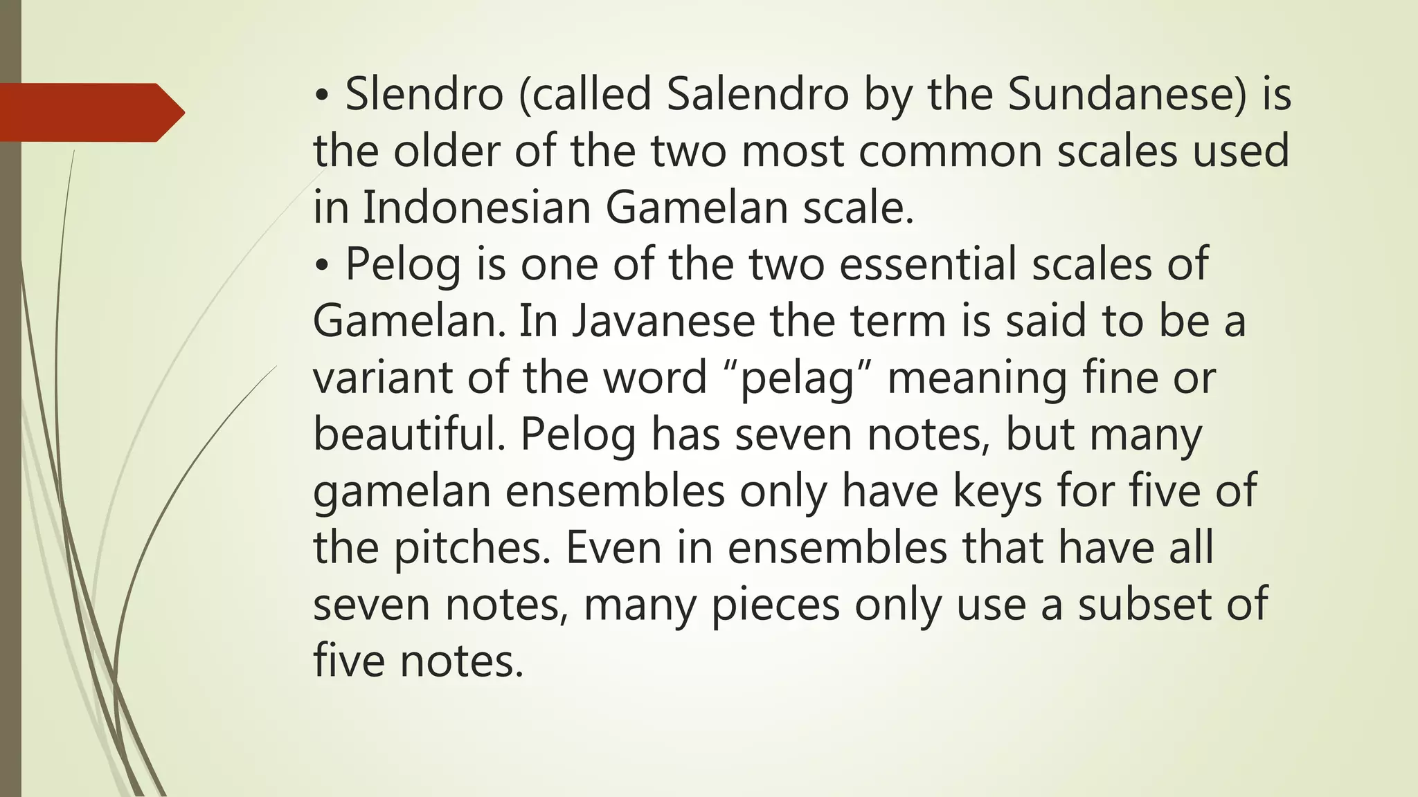 Indonesian music | PPTX