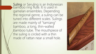 Indonesian music | PPTX