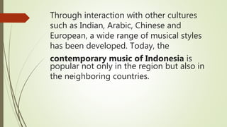 Indonesian music | PPTX