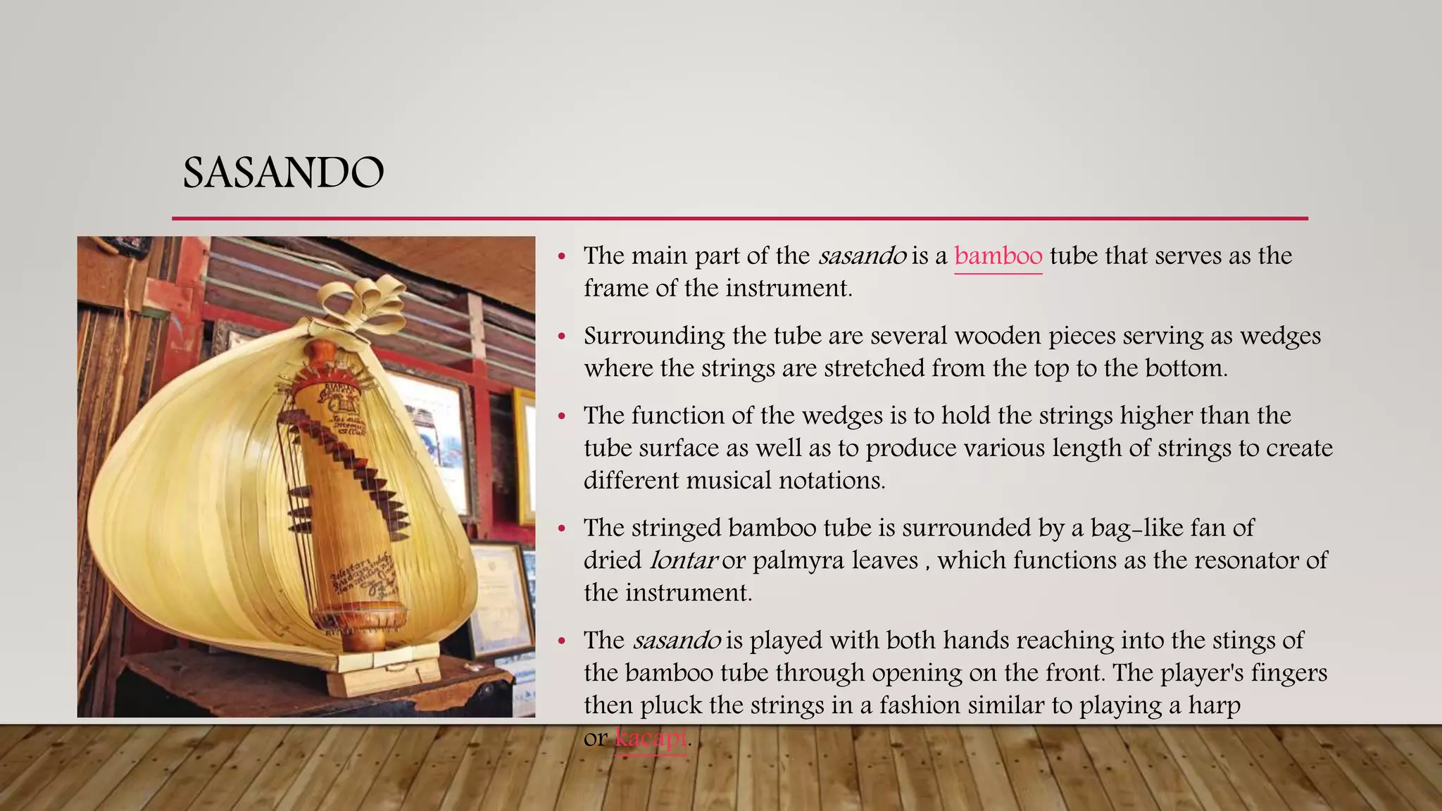 Indonesian Musical Instrument | PPTX