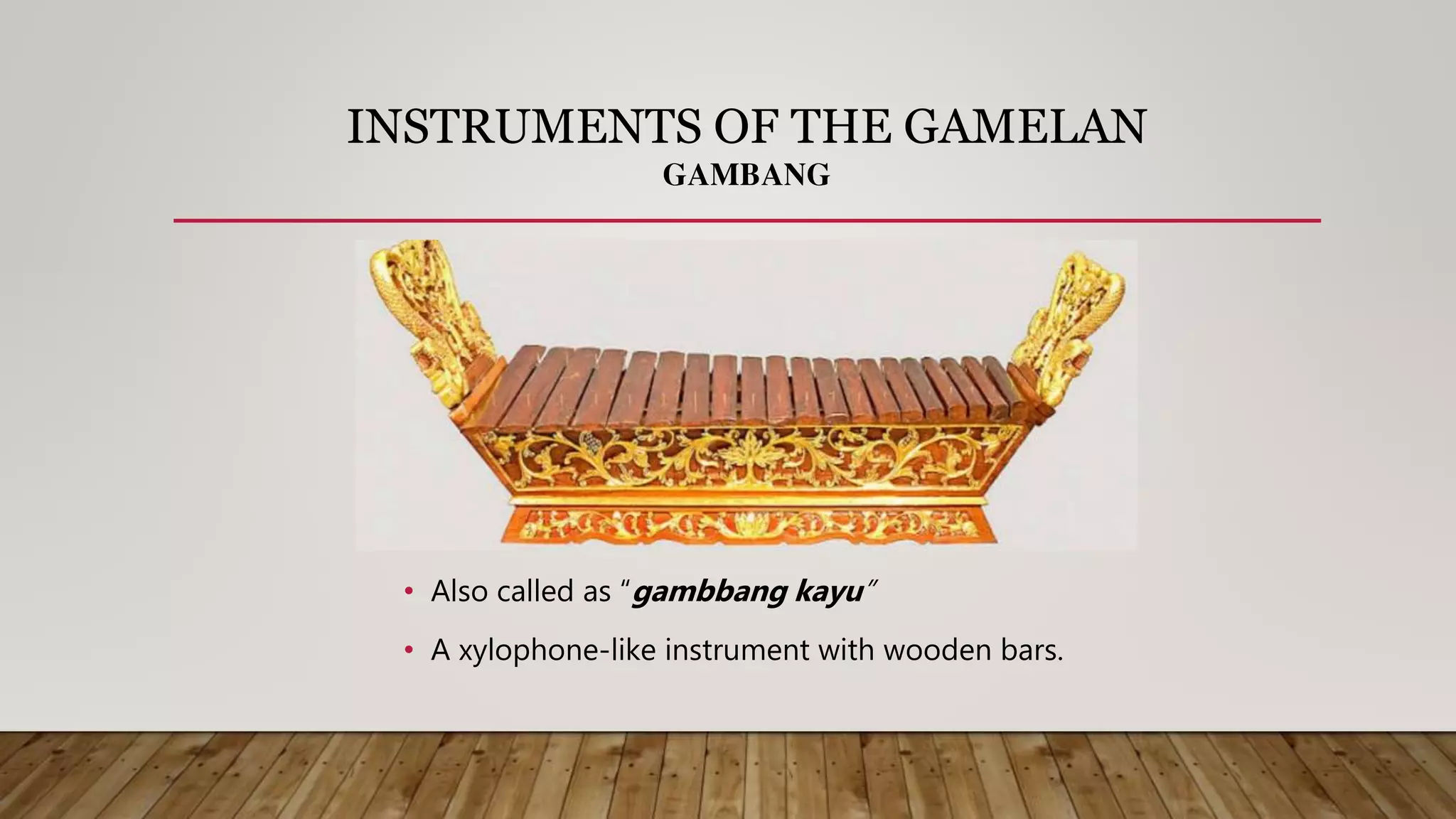 Indonesian Musical Instrument | PPTX