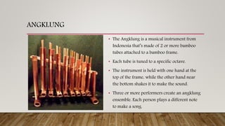 Indonesian Musical Instrument | PPTX
