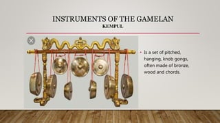 Indonesian Musical Instrument | PPTX