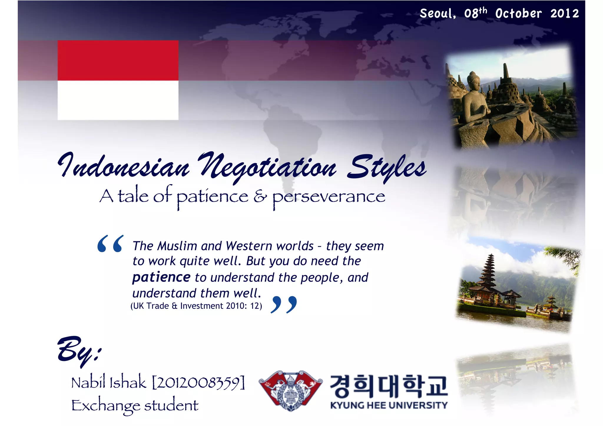 Indonesian negotiation styles | PDF