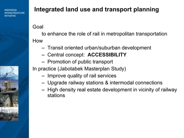 Indonesian Rail Masterplan Market Assessment | PPT