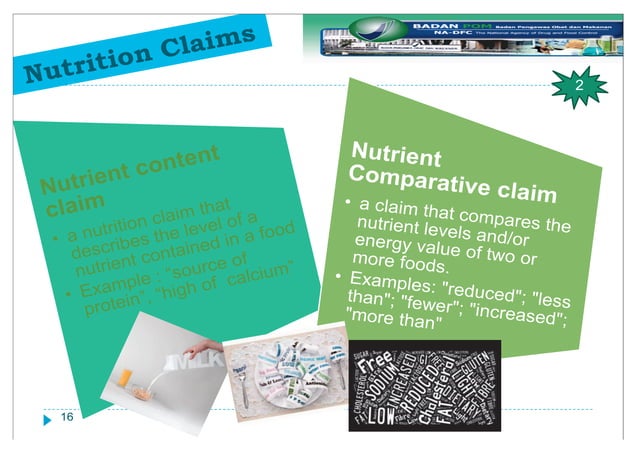 INDONESIA Nutrition & Labelling Claims_2015 | PDF
