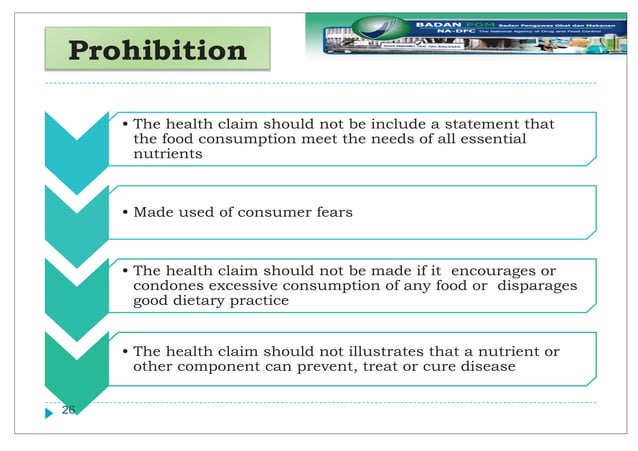 INDONESIA Nutrition & Labelling Claims_2015 | PDF