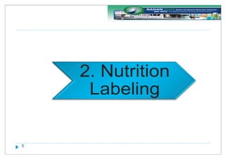 INDONESIA Nutrition & Labelling Claims_2015 | PDF