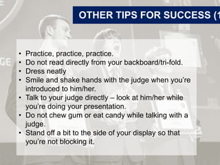 Indonesia Road to Intel ISEF: Oral Presentation (Interview) Tips | PPT