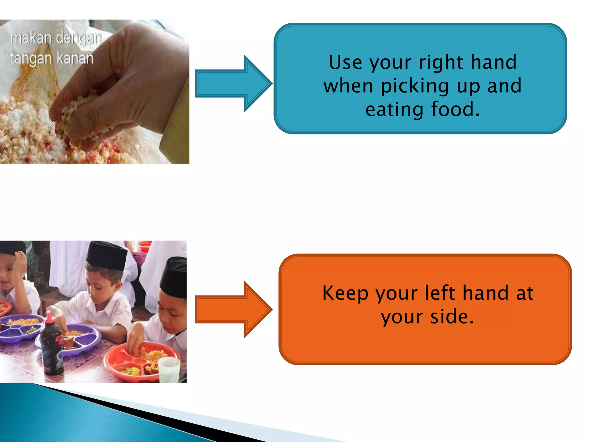 Indonesia table manners | PPTX
