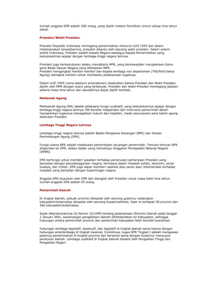 Indon pol chart | PDF