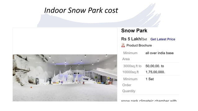 Indoor outdoor-snow park | PPT
