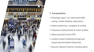 Indoor positioning and indoor navigation: 7 use cases | PPT
