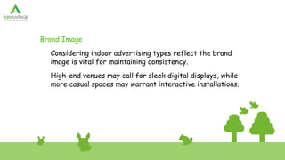 Indoor Advertising Types- How to Select the Perfect One? | PPTX