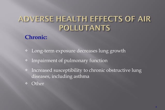 Indoor air pollution | PPT | Lung and Respiratory Health | Diseases and ...
