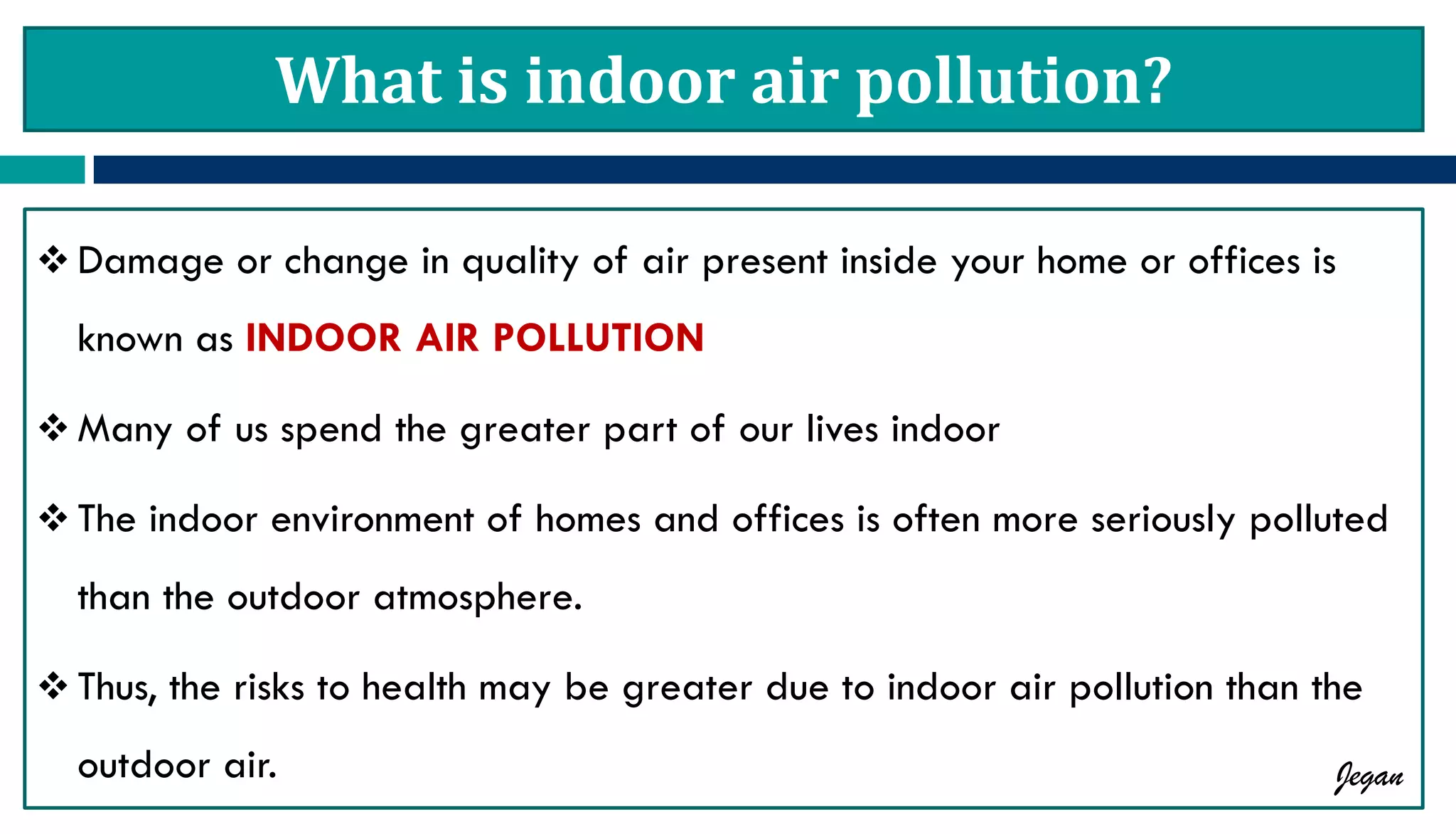 Indoor Air pollution | PDF