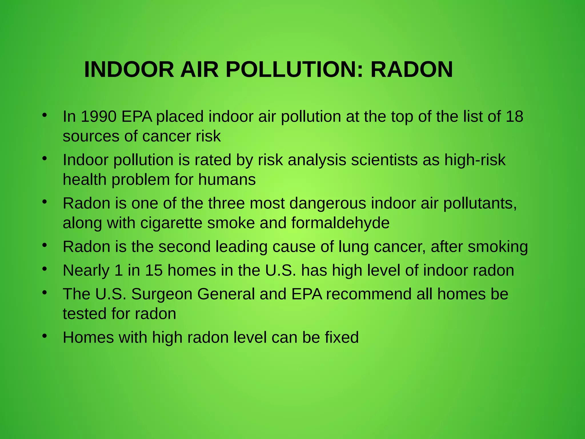 Radon Gas | PDF