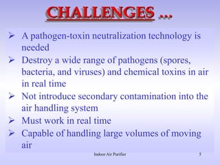 Indoor air purification | PPTX
