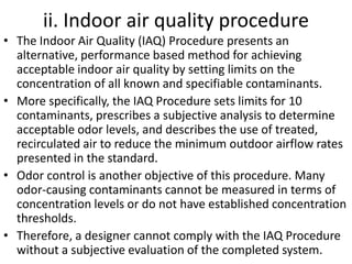Indoor air quality | PPTX