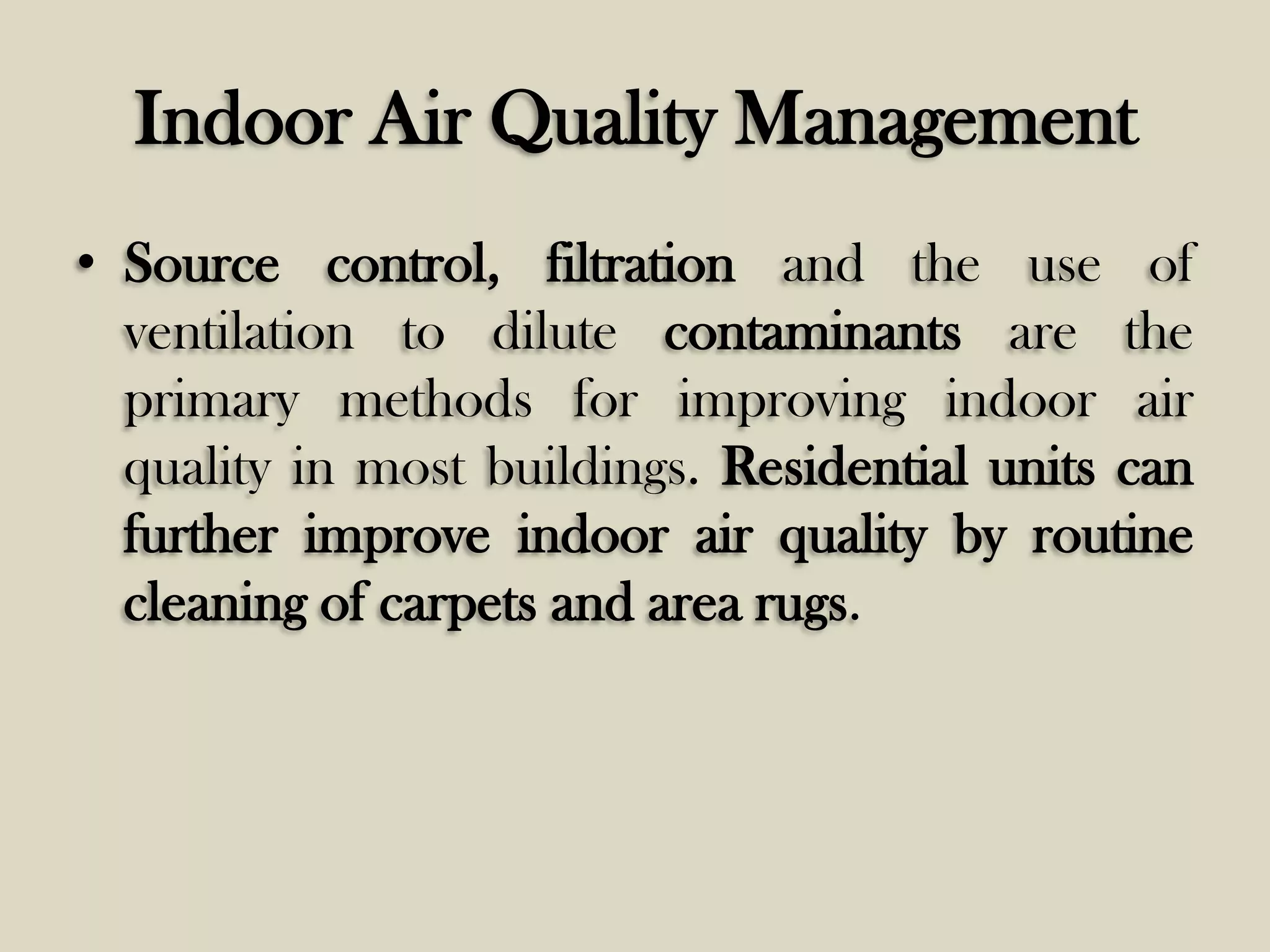 Indoor Air Quality | PPTX