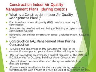 Indoor air quality | PPTX