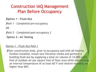 Indoor air quality | PPTX