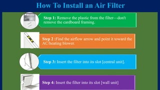 Indoor Air Quality- Air Filtration ( How to improve IAQ, limitation and ...