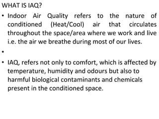 Indoor air quality in hospitals | ODP