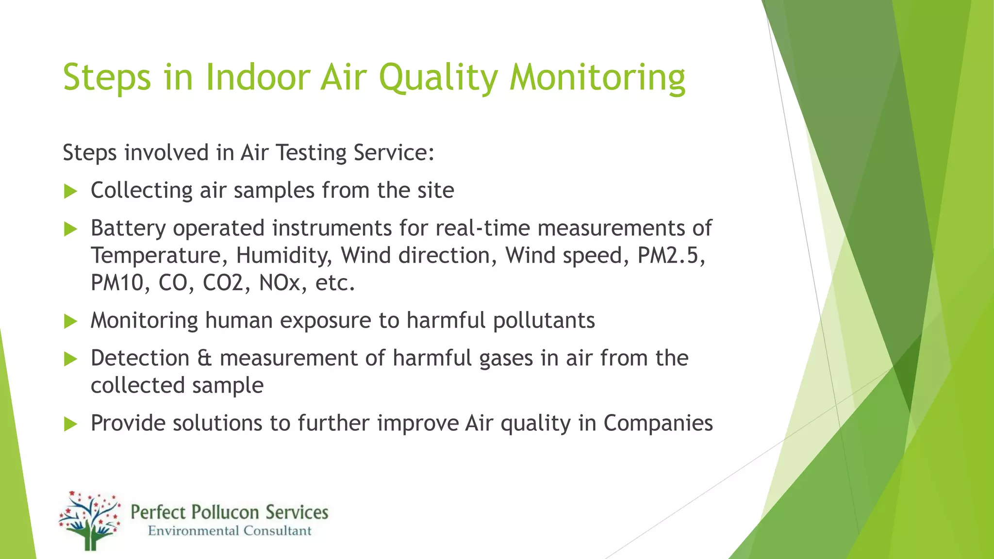 Indoor air quality monitoring presentation pdf | PDF