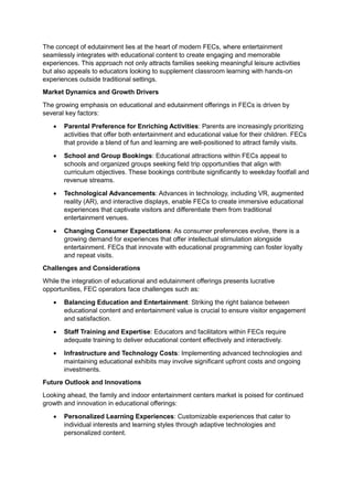 Family/Indoor Entertainment Centers Market: Regulation and Compliance ...