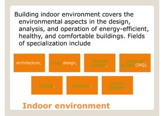 Indoor Environment | PDF