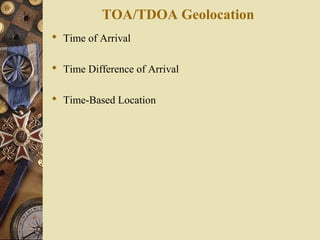 Indoor geolocation | PPT